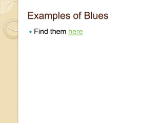 12 bars blues | PPTX