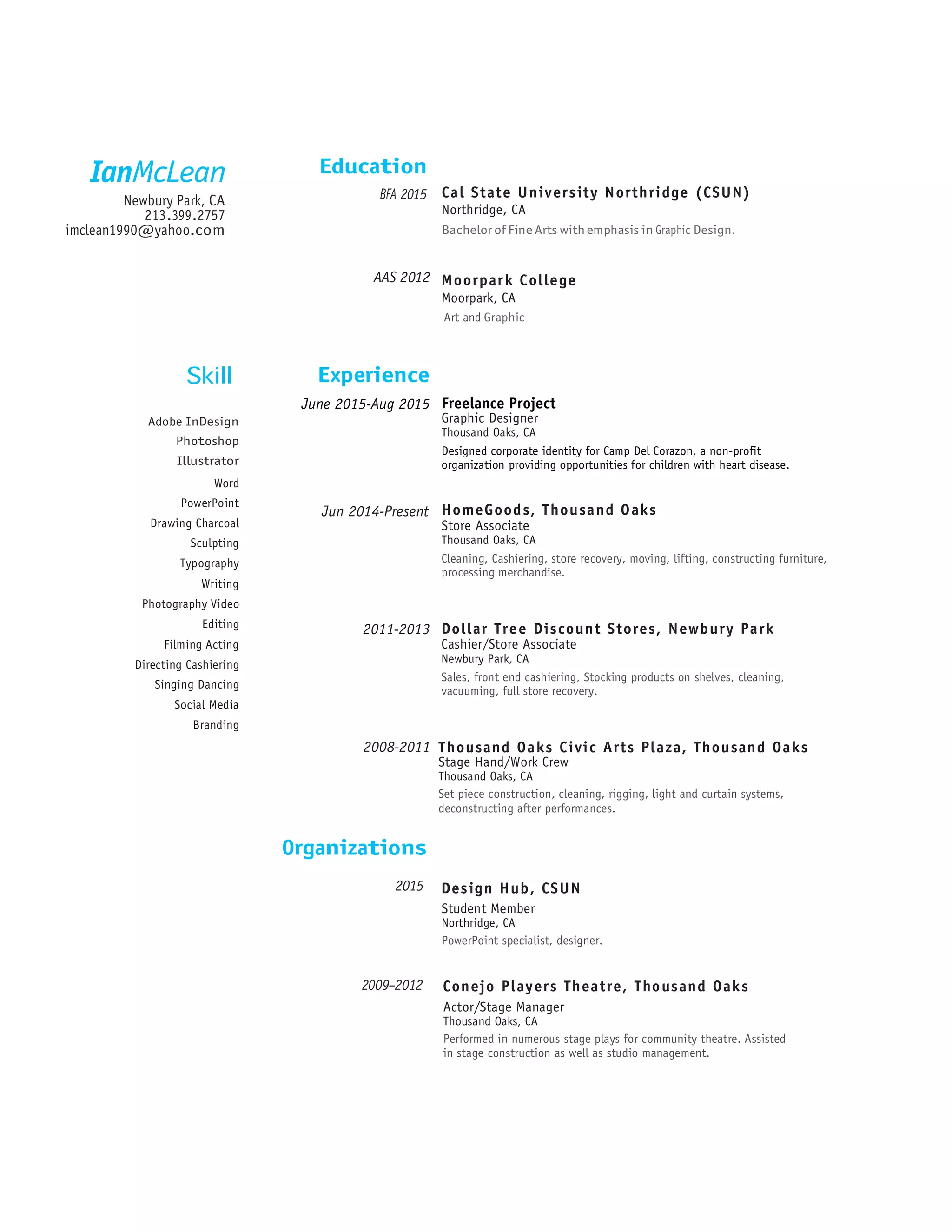 IanMcLeanResume_2015 | PDF