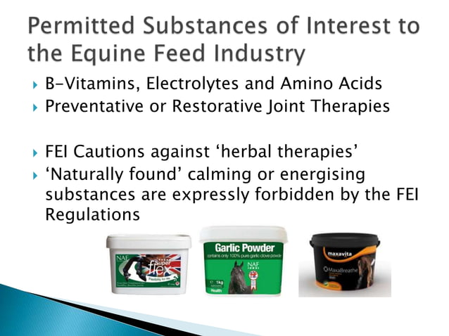 Anti-Doping in Performance Horses | PPTX