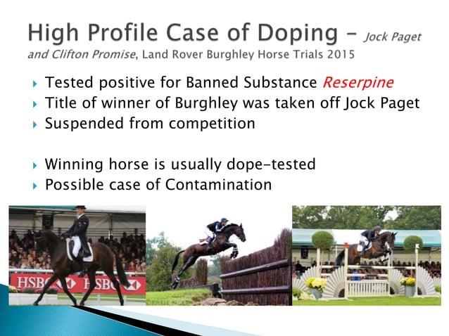 Anti-Doping in Performance Horses | PPTX
