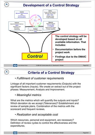 Javier Garcia - Verdugo Sanchez - Six Sigma Training - W2 Control Plan ...