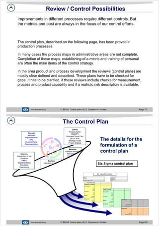 Javier Garcia - Verdugo Sanchez - Six Sigma Training - W2 Control Plan ...