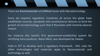 Nanotechnology Market - India | PPTX