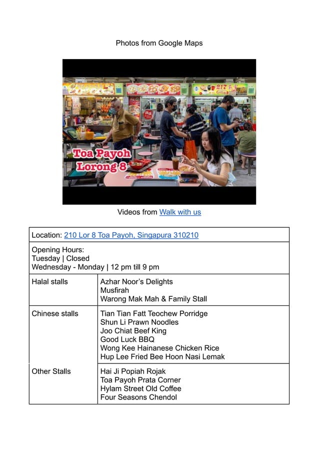 12 Best Hawker Center in Singapore with menu.pdf