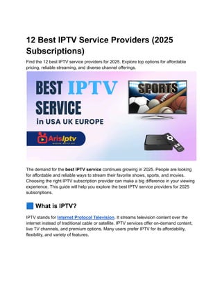 12 Best IPTV Service Providers (2025 Subscriptions).pdf