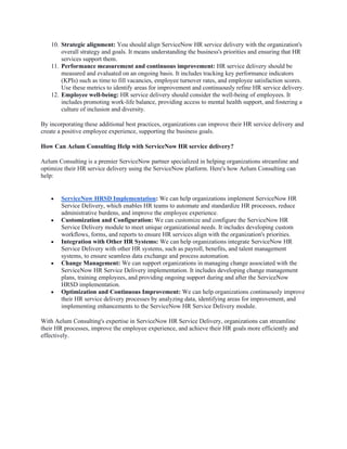 12 Best Practices to Improve HR Service Delivery for Your Organizations ...