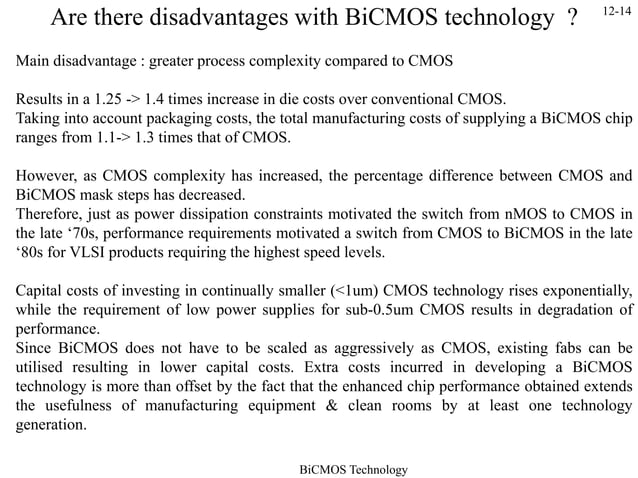 12BiCMOS Technology.ppt | Physics | Science