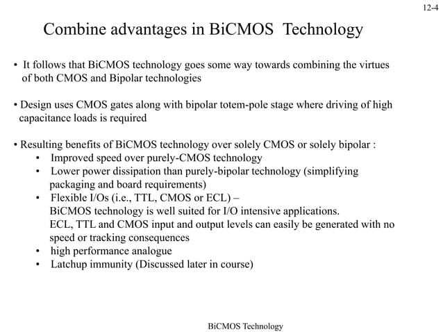 12BiCMOS Technology.ppt | Physics | Science