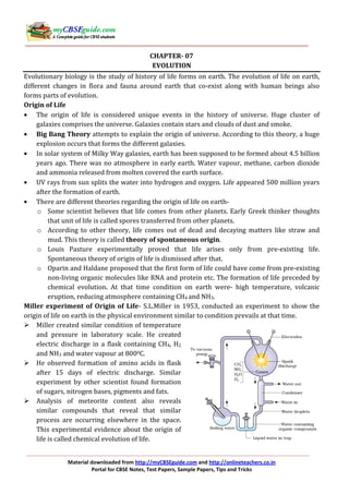12 biology notes_ch07_evolution | PDF