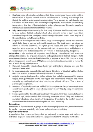 12 biology notes_ch13_organisms_and_populations | PDF | Biological ...