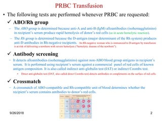 Blood banking and transfusion medicine i&ii | PPT