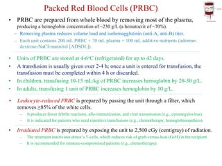 Blood banking and transfusion medicine i&ii | PPT