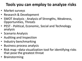 12_BUSINESS RISK ufuhf isbifb MANAGEMENT.ppt