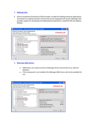 Weblogic 12c Graphical Mode installation steps in Windows | DOCX