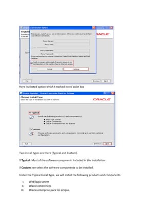 Weblogic 12c Graphical Mode installation steps in Windows | DOCX