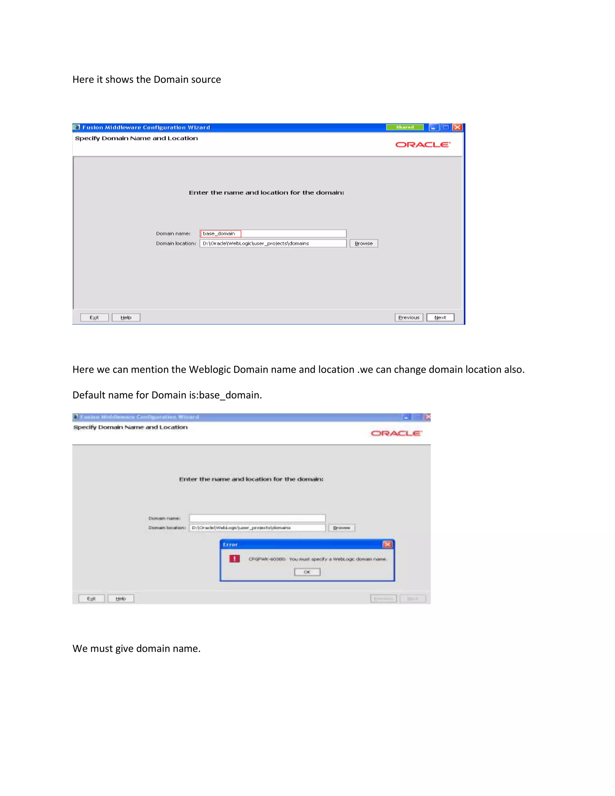 12c weblogic installation steps for Windows | PDF