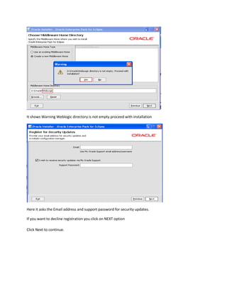 12c weblogic installation steps for Windows | DOCX