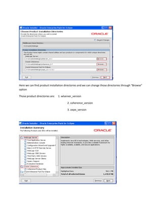 12c weblogic installation steps for Windows | DOCX