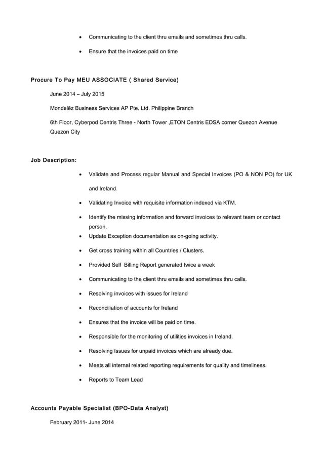 CV_Joyce Ann Rivera | PDF