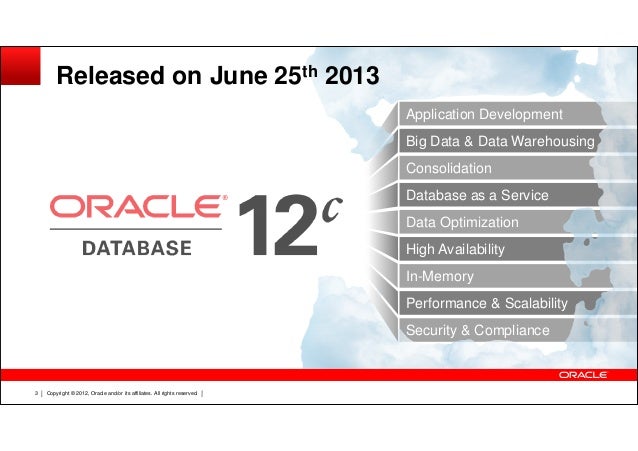 Oracle Database 12c Multitenant For Consolidation