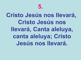 Canta Aleluya al Señor: A Spanish Christian Worship Song | PPT