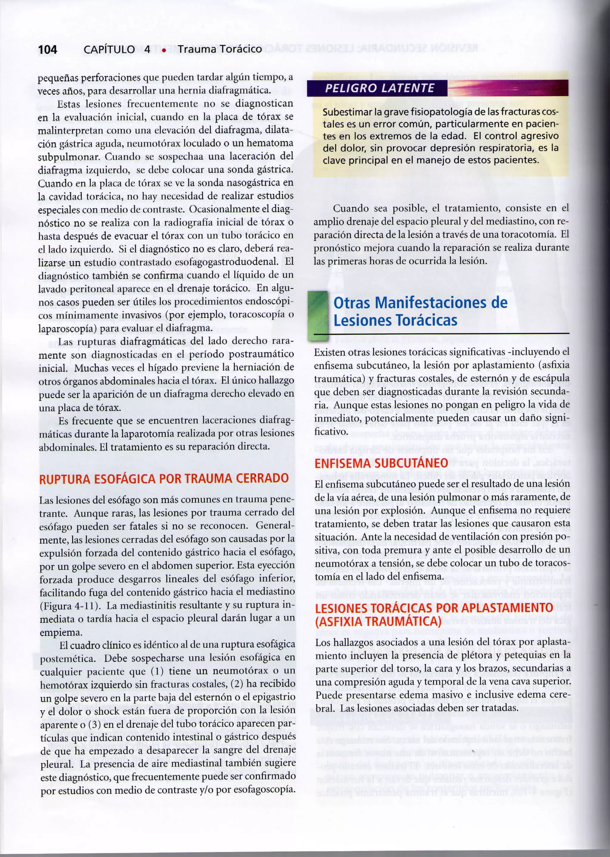 Trauma toracico ATLS. MANEJO INICIAL | PDF