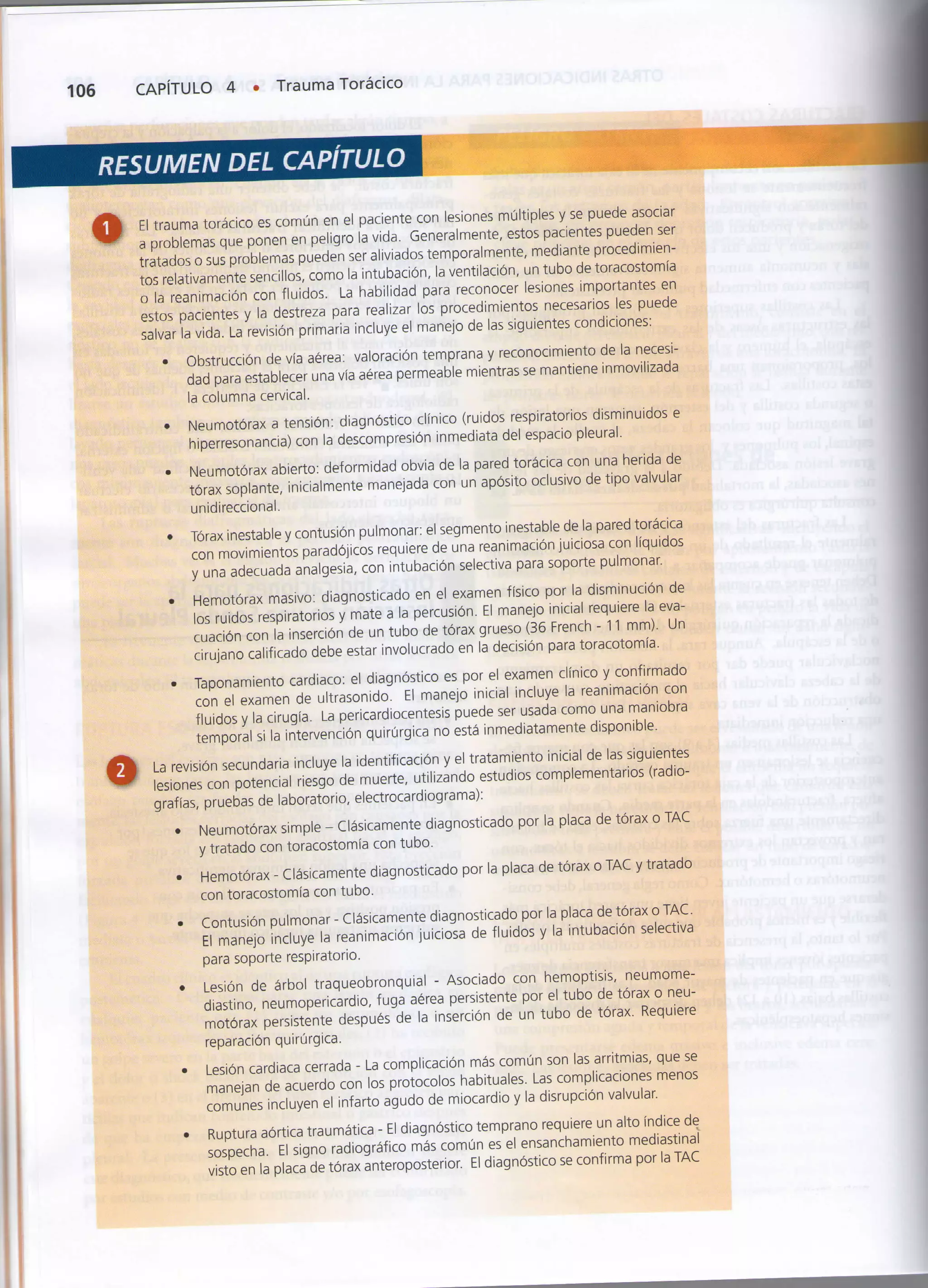 Trauma toracico ATLS. MANEJO INICIAL | PDF