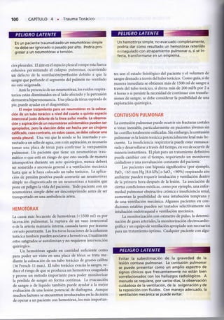 Trauma toracico ATLS. MANEJO INICIAL | PDF