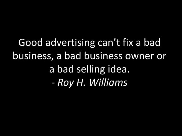 12 causes of advertising failure | PPT