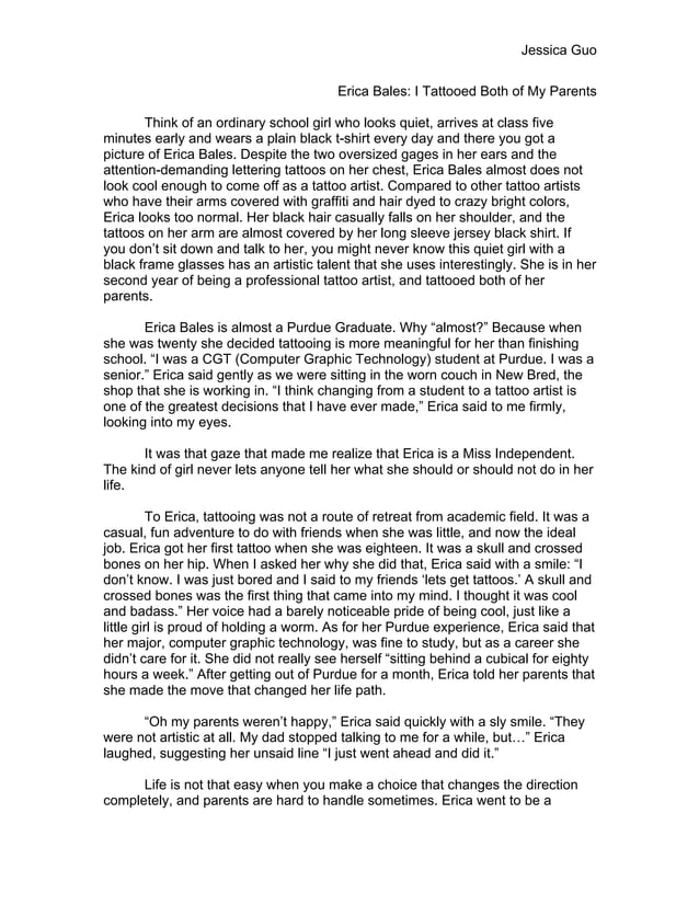 GUO_Erica Bales_I Tattooed Both of My Parents | PDF