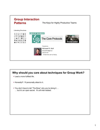 Group Interaction Patterns: The Keys for Highly Productive Teams | PDF | Workshops and Classes ...