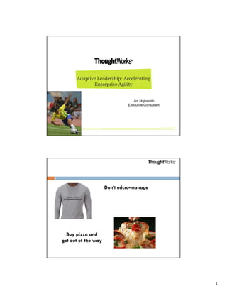 Adaptive Leadership: Accelerating Enterprise Agility | PDF