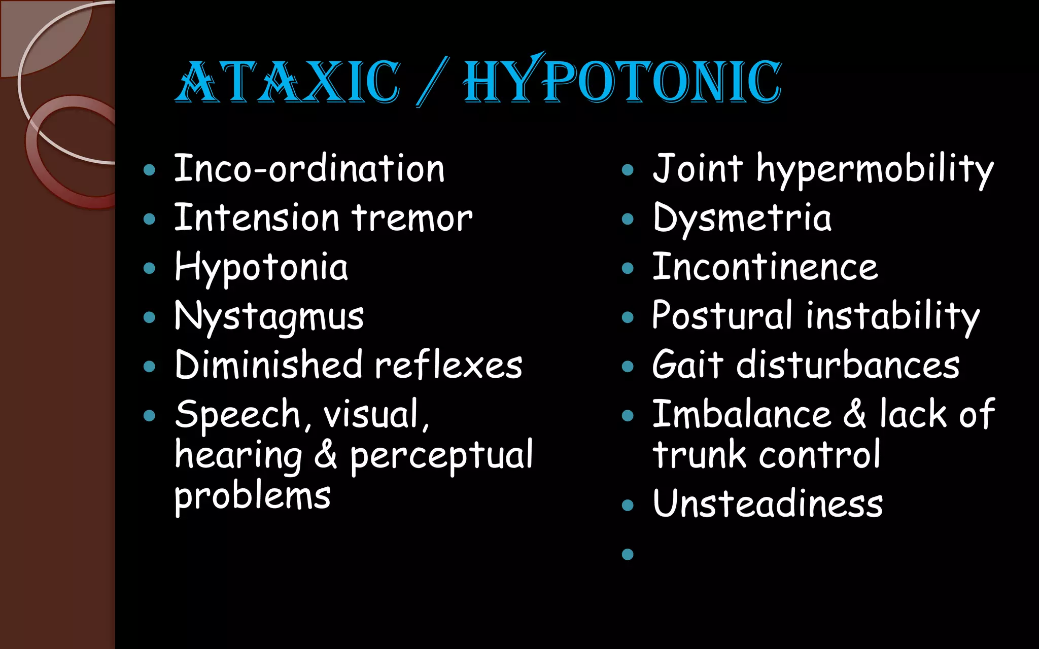 Cerebral Palsy: PT assessment and Management | PPTX