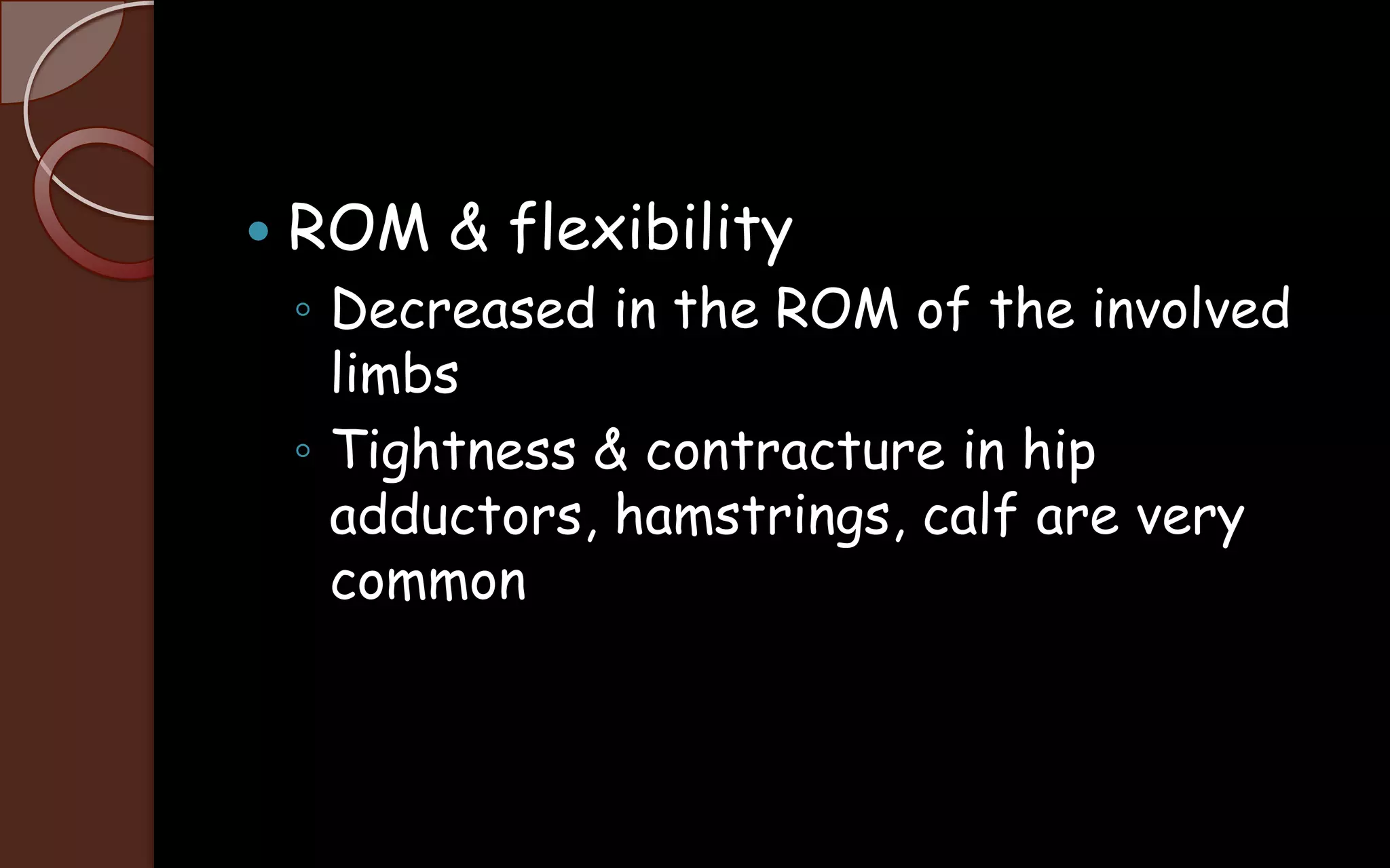 Cerebral Palsy: PT assessment and Management | PPTX