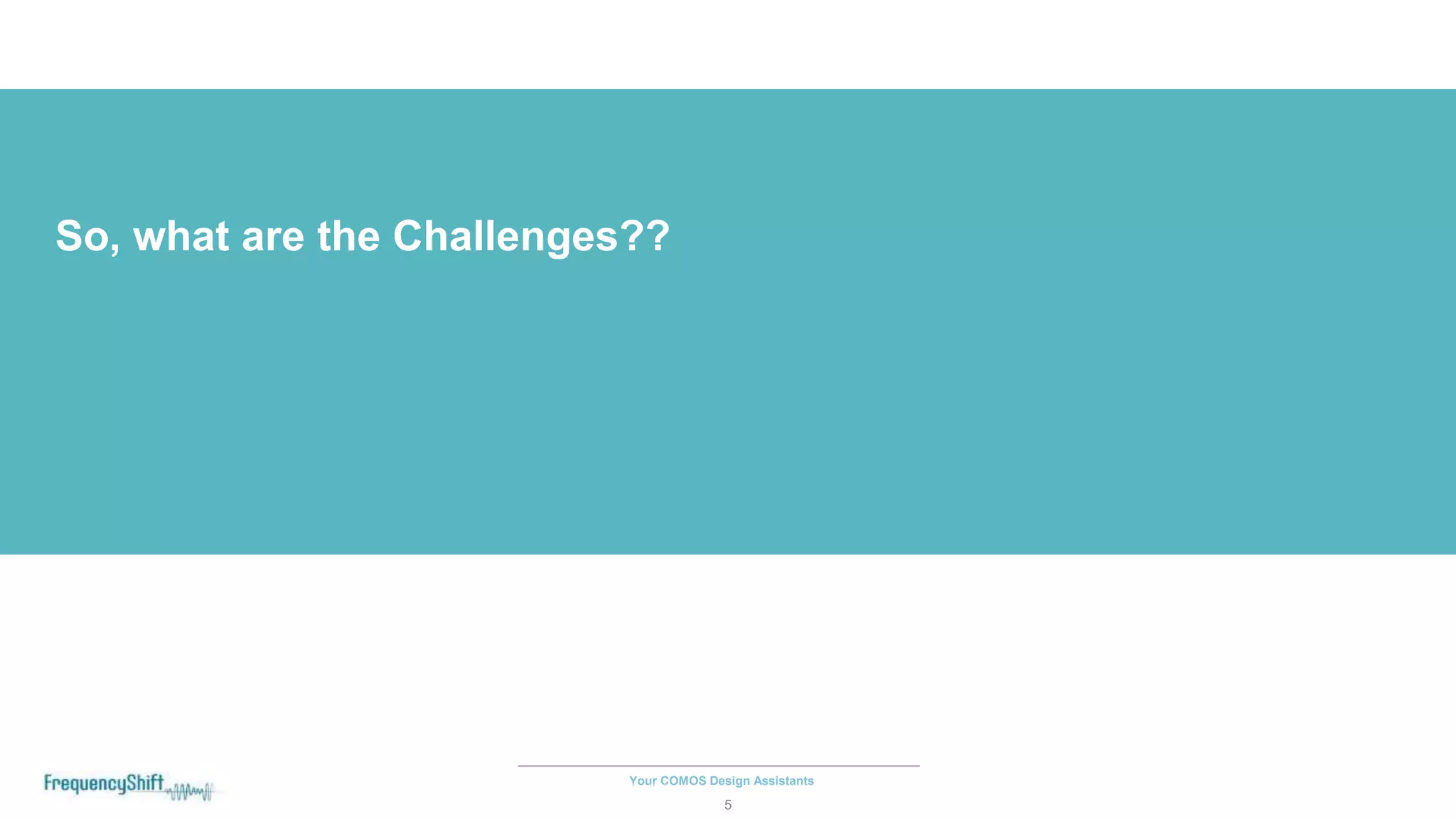 12 challenges with comos implementation | PPTX