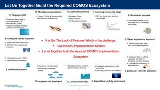 12 challenges with comos implementation | PPTX | Web Development | Internet
