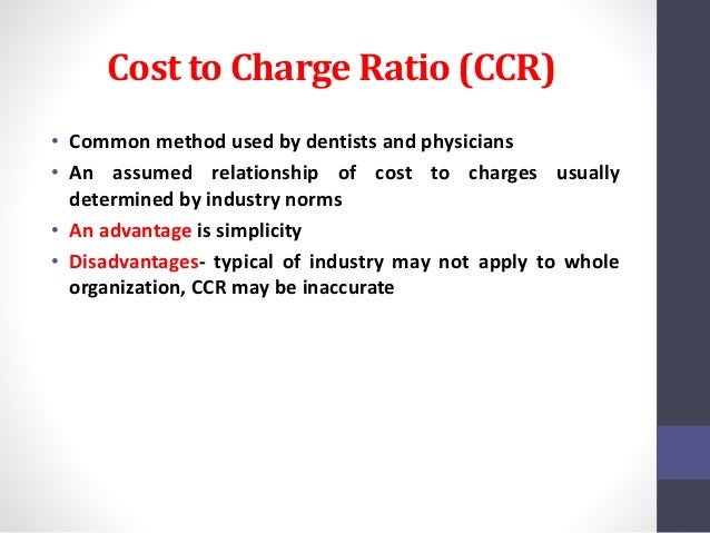 Chapter 12: Provider Cost Finding Methods