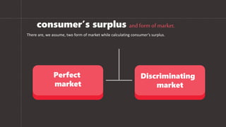 consumer's surplus, economics. | PPTX | Commodities | Economy