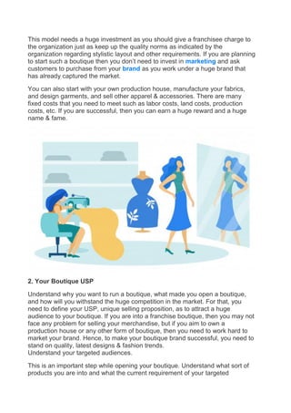 12 checklists to start your fashion boutique | PDF