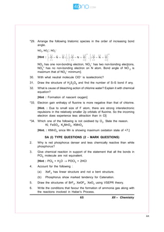 12 chemistry impq_ch07_the_p_block_elements_01 | PDF