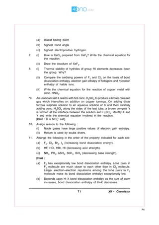 12 chemistry impq_ch07_the_p_block_elements_01 | PDF
