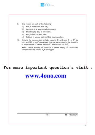 12 chemistry impq_ch07_the_p_block_elements_01 | PDF