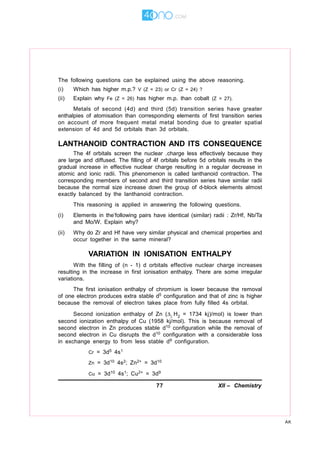 12 chemistry impq_ch08_d_and_f_block_elements_01 | PDF
