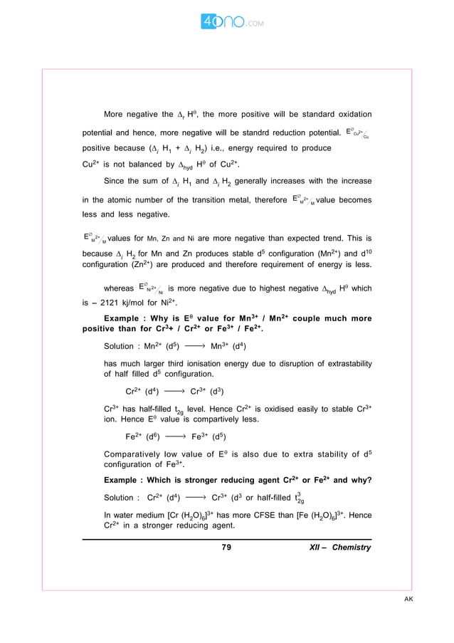 12 chemistry impq_ch08_d_and_f_block_elements_01 | PDF