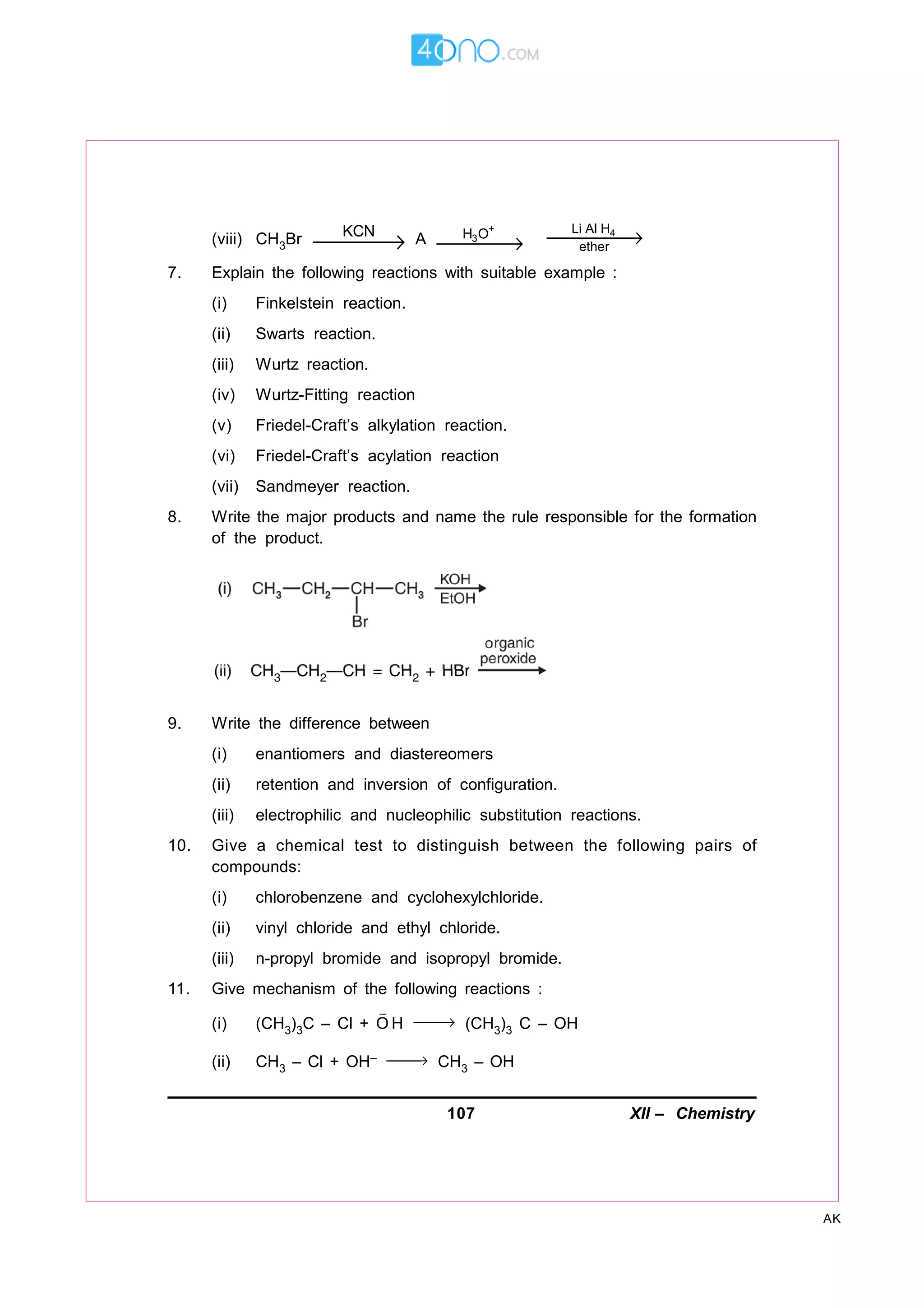 12 chemistry impq_ch10_haloalkanes_and_haloarenes_01 | PDF