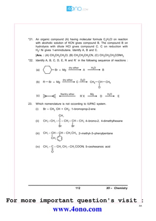 12 chemistry impq_ch10_haloalkanes_and_haloarenes_01 | PDF
