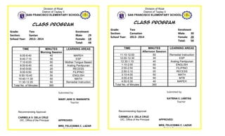 1 & 2 class program 2013 2014 | DOCX