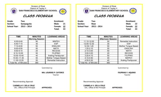 1 & 2 class program 2013 2014 | DOCX
