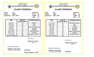 1 & 2 class program 2013 2014 | DOCX