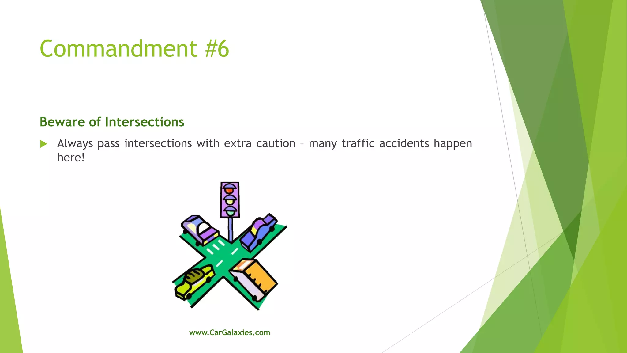 12 commandments of defensive driving | PPTX